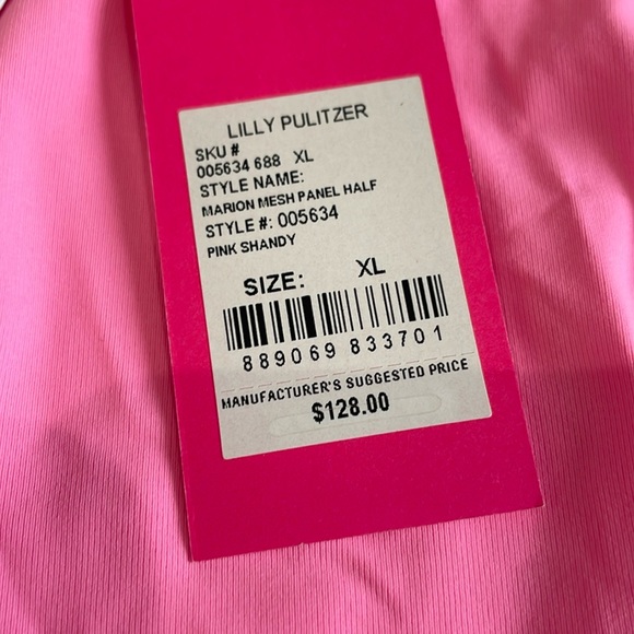 Lilly Pulitzer | Tops | Lilly Pulitzer Marion Mesh Panel Half Zip ...